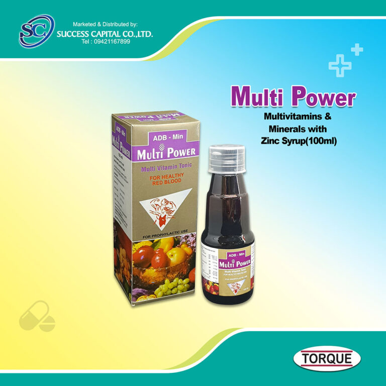 Multi Power Syrup (Multivitamins & Minerals with Zinc) - Success ...